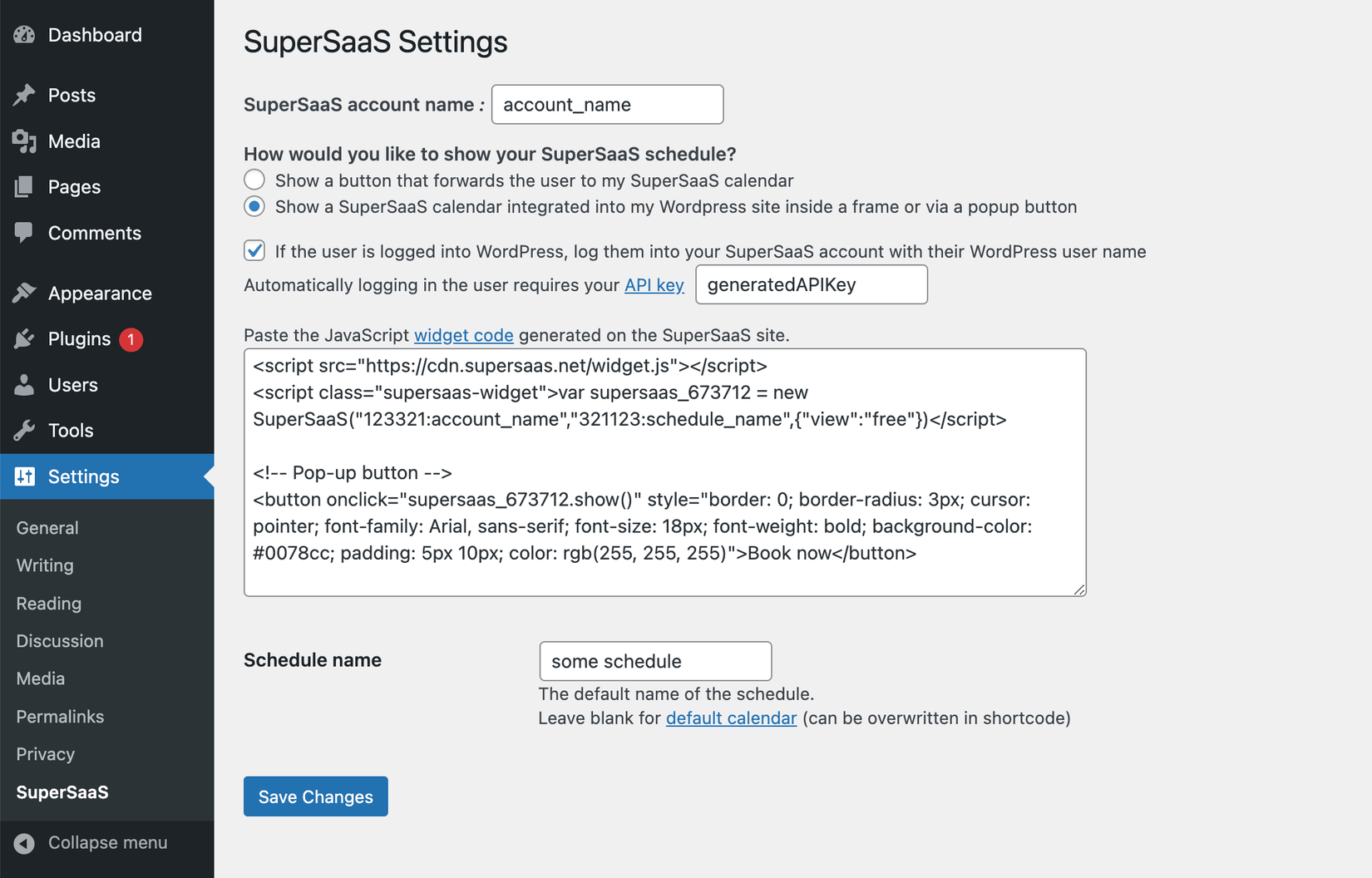 Integration | WordPress-Plugin