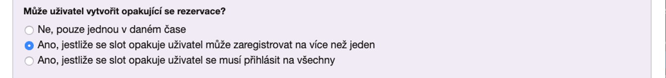 Zpracování | Nastavení procesu rezervace