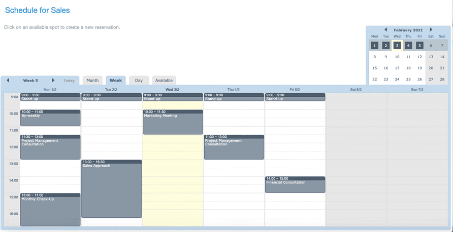 Sales appointment scheduling software
