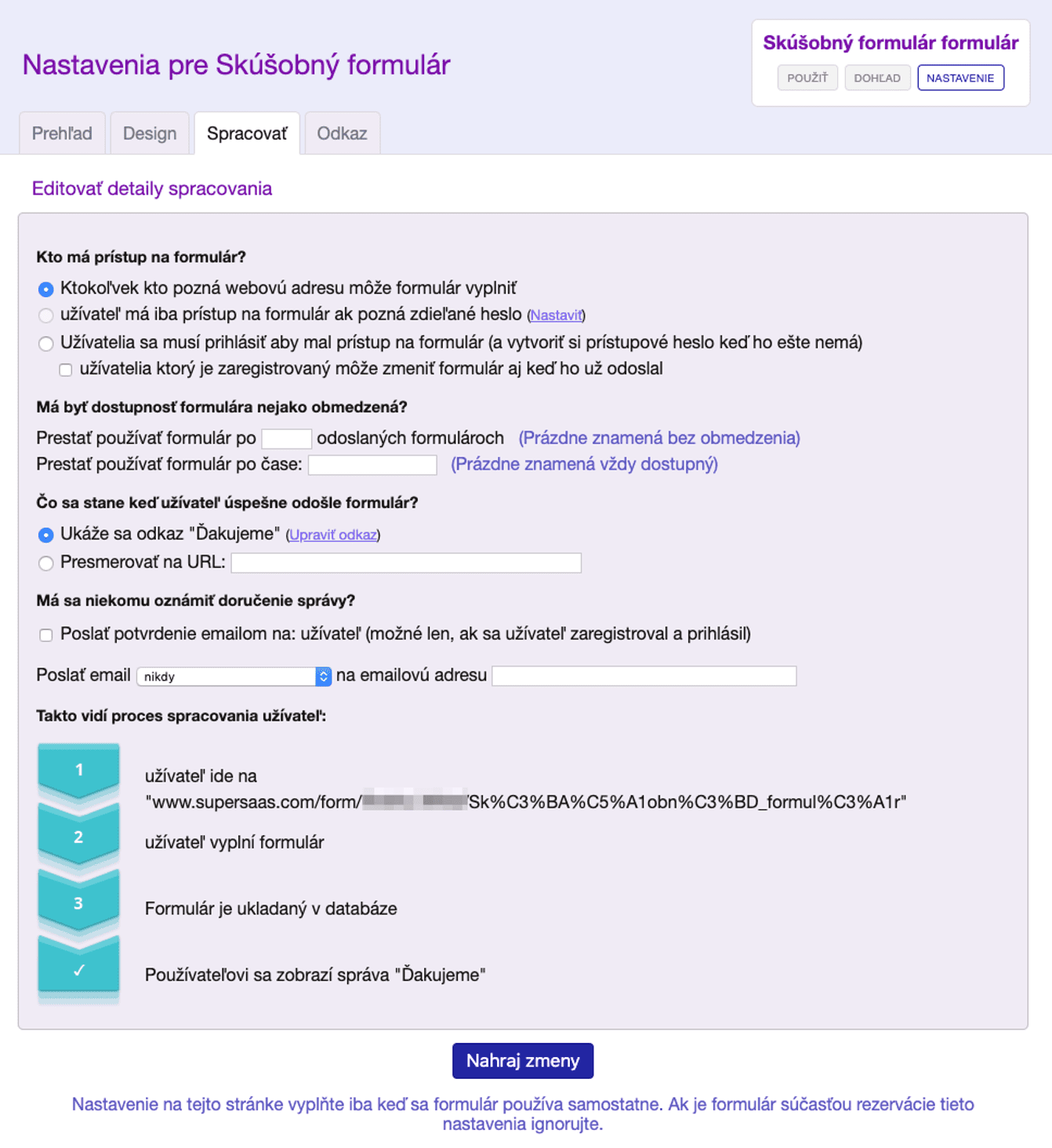 Spracovanie | Vytváranie vlastných formulárov